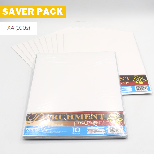 Saver Pack - 10 packs (10s) - Elit Parchment Paper, 80gsm A4 – KulayATBP