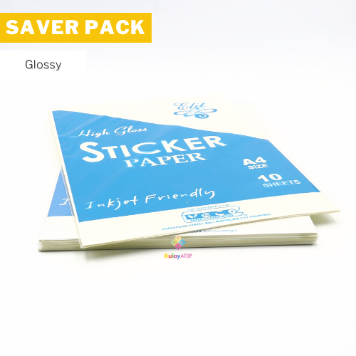 Saver Pack - 6 packs (10s) - Sticker Paper, Veco Brand, A4, 10s sheets ...